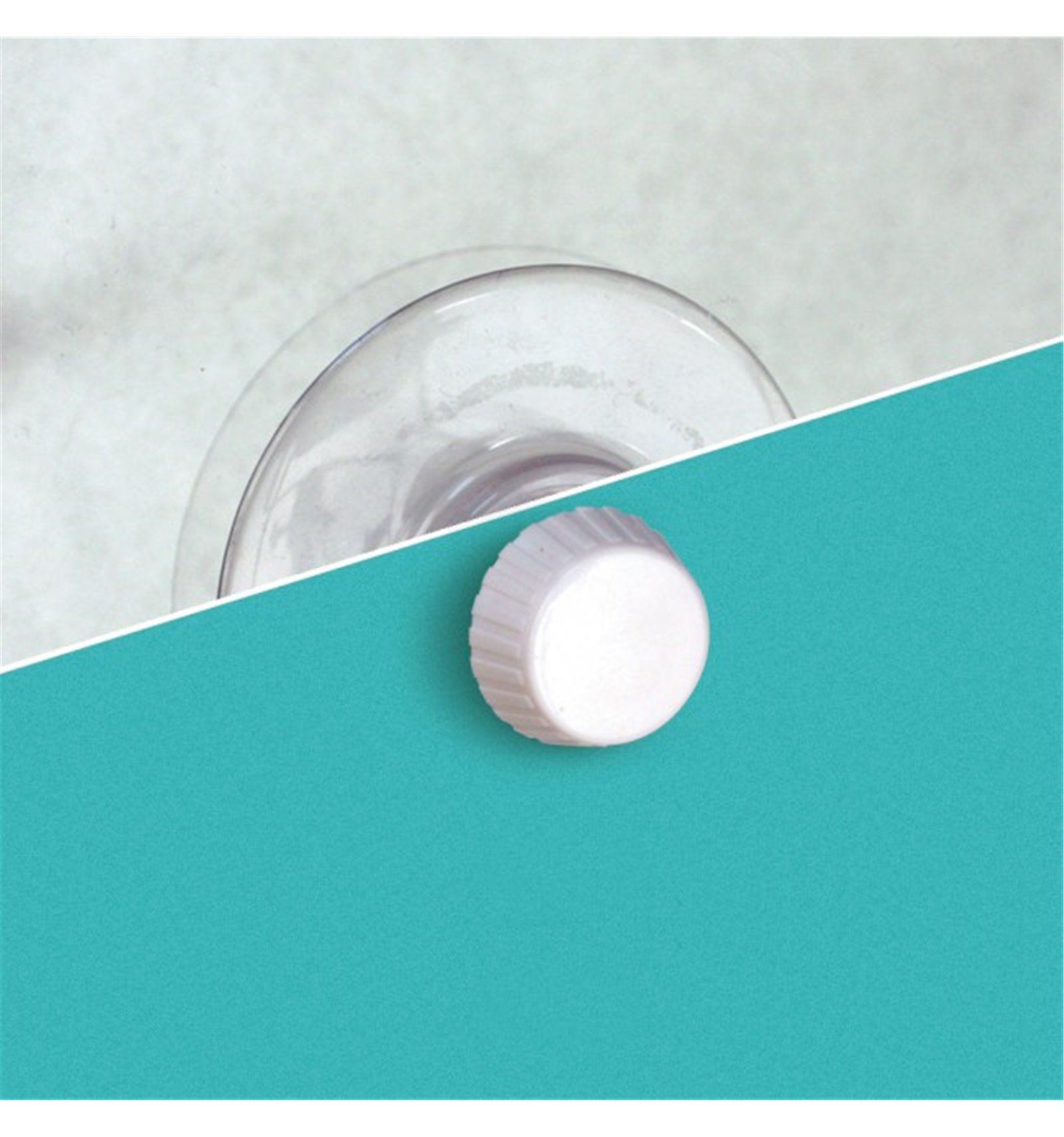 Ventuza super-puternica cu surub alb, diametru 60 mm la bestore.ro